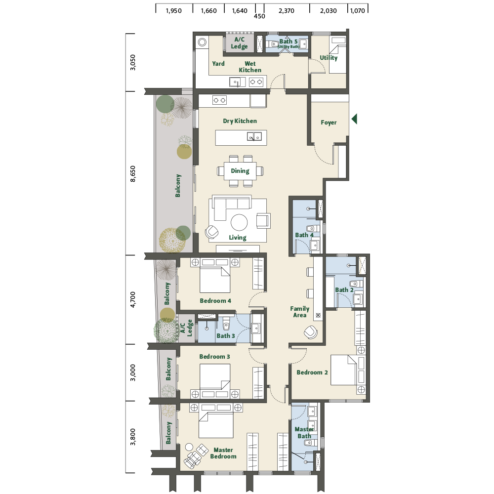 Type D – Park Place @ ParkCity TownCenter